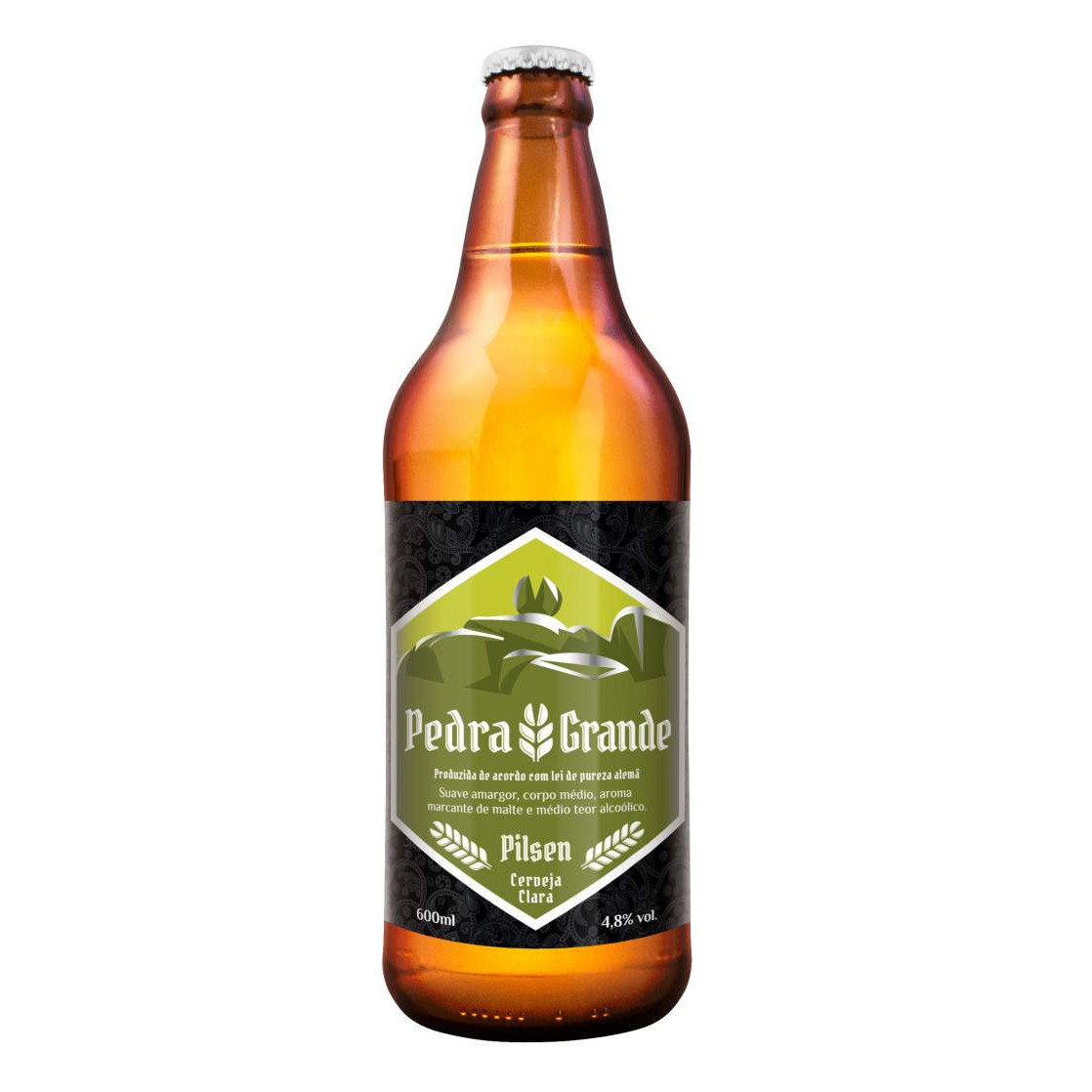Cerveja Pedra Grande Pilsen 600ml - Cervejas Pedra Grande - Sabor da Fonte