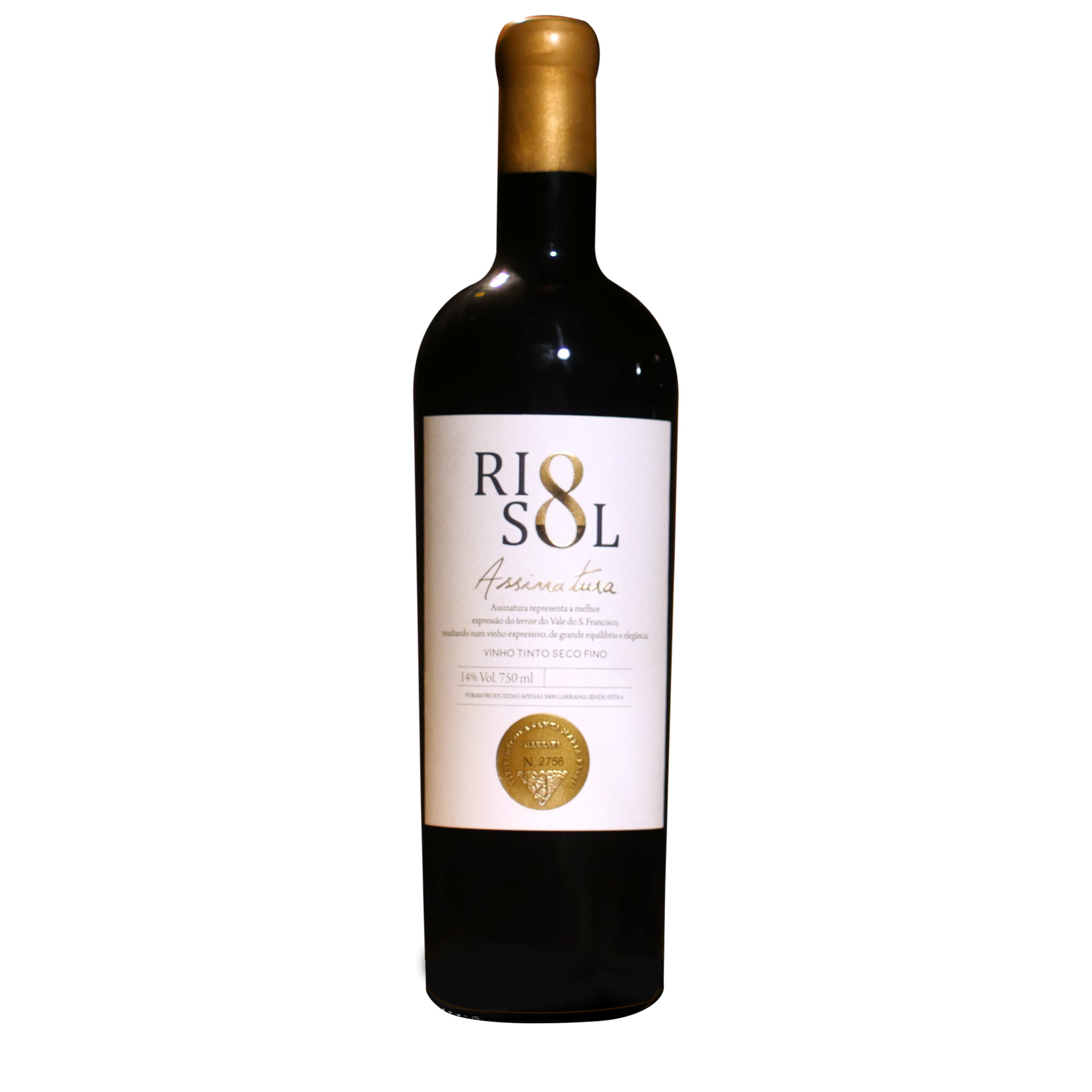 Rio Sol Assinatura 2015 C/ Cartucho 750ml - Vinhos Rio Sol - Sabor da Fonte